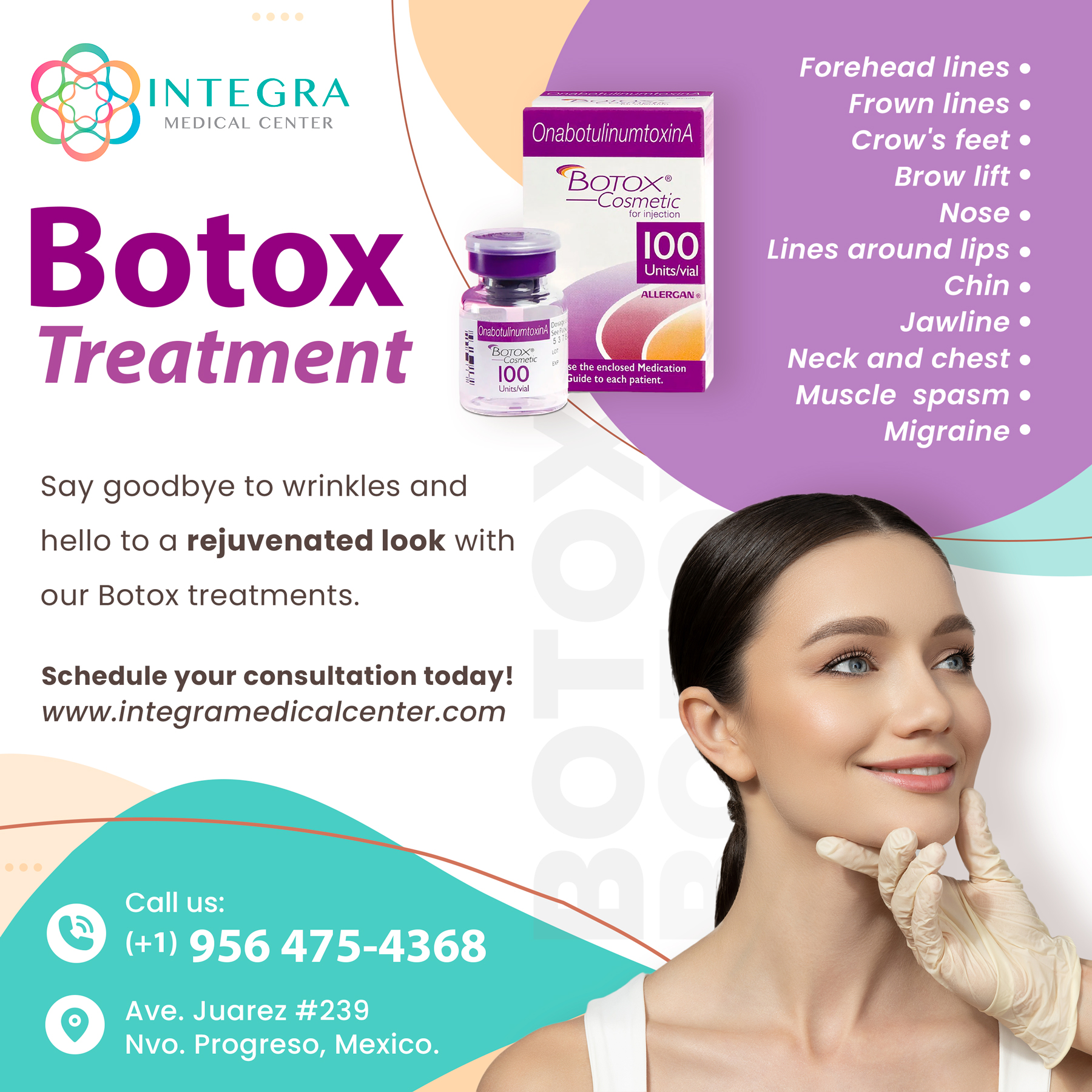 We use Botox to make your face look amazing! | Integra Medical Center